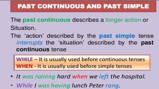 Simple Past Continous Tense | PPT