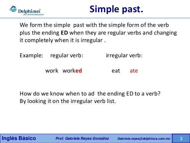 Simple Past Tense Add Ed Poon Pinterest Simple