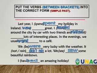 Simple Past English IV...............ppt