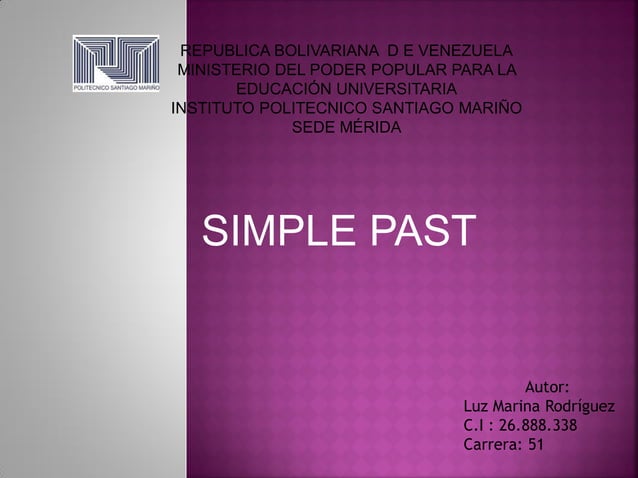Simple past | PDF