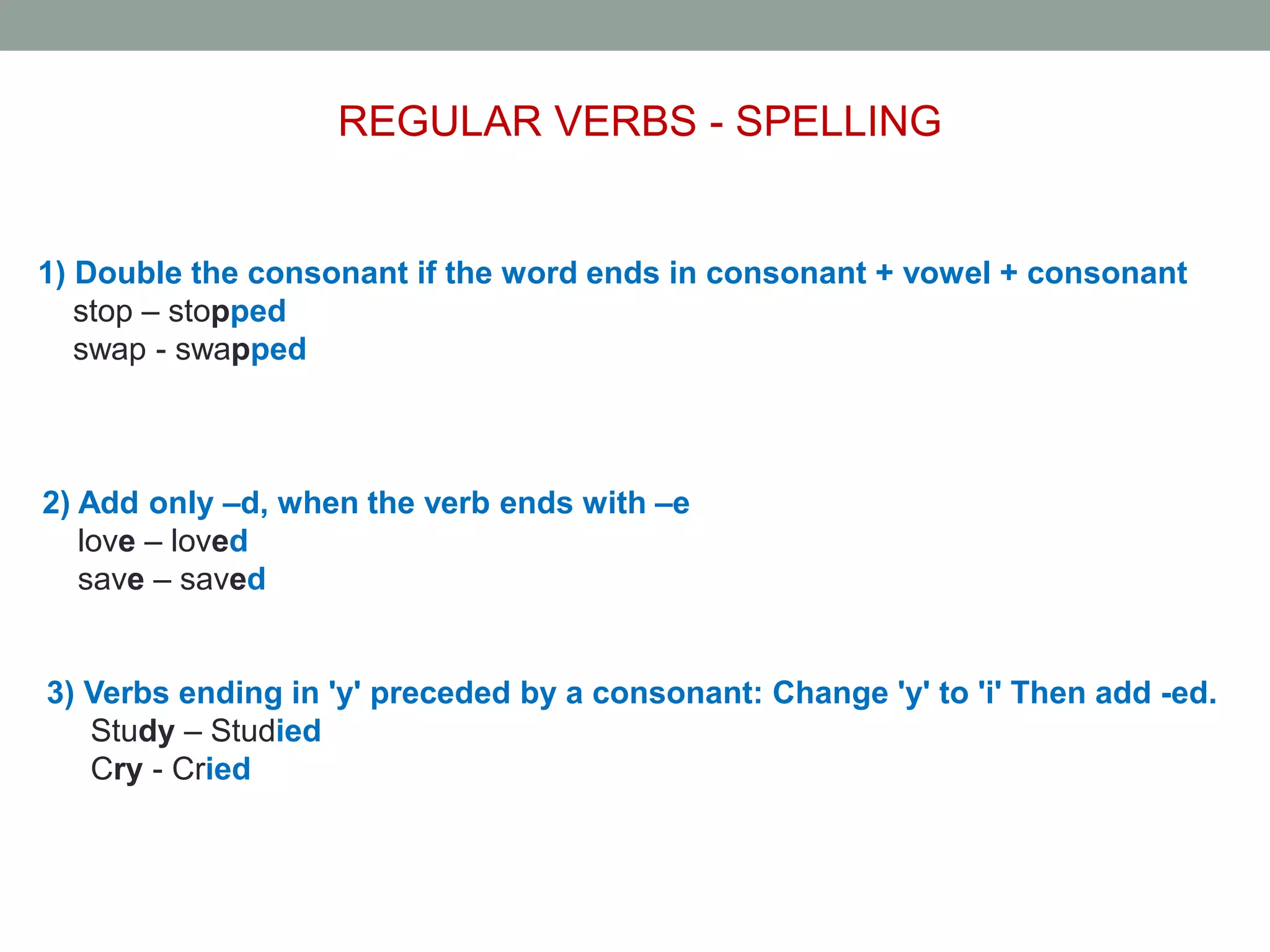 Talking about past events | PPTX