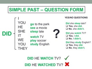 Talking about past events | PPTX