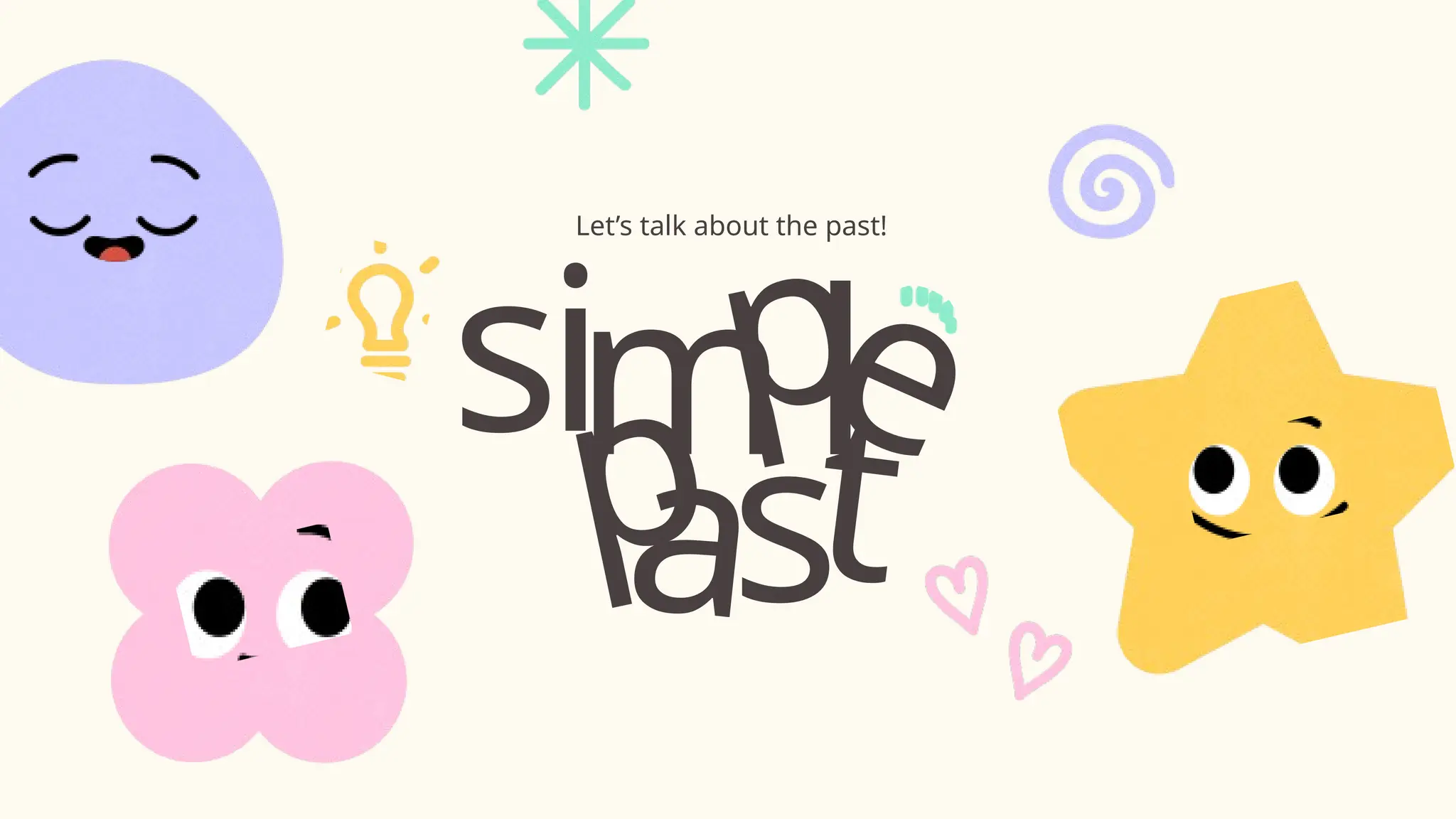 Simple Past Tense for English Young Learners | PPTX