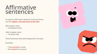 Simple Past Tense for English Young Learners | PPTX