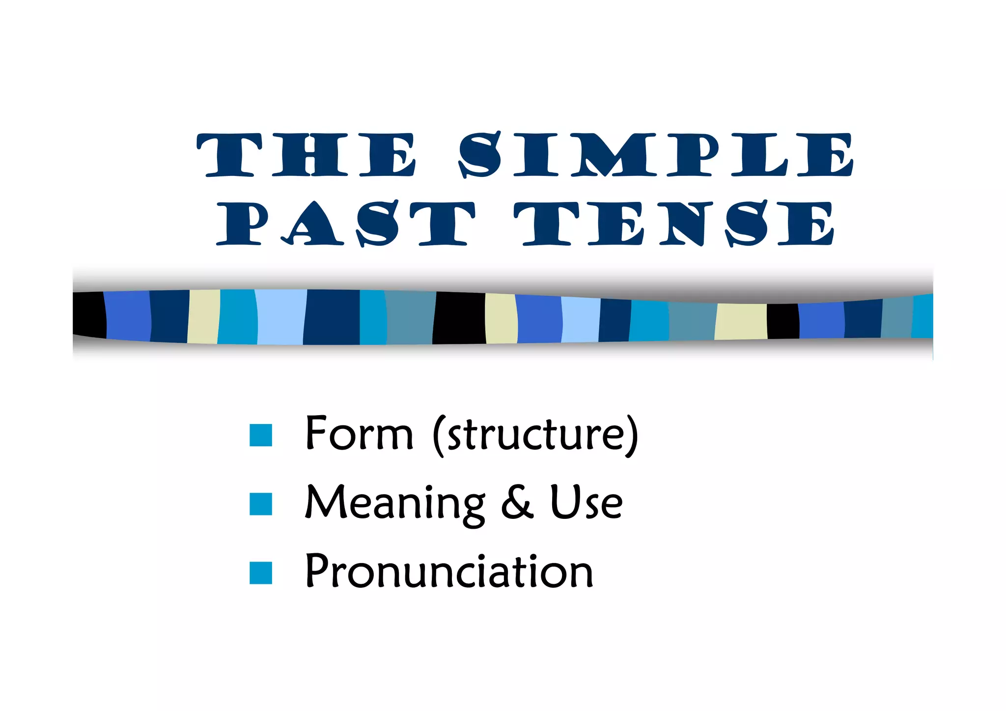 Simple past regular and irregular | PPT