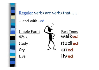 Simple past regular and irregular | PPT