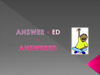 Simple past regular verbs | PPTX