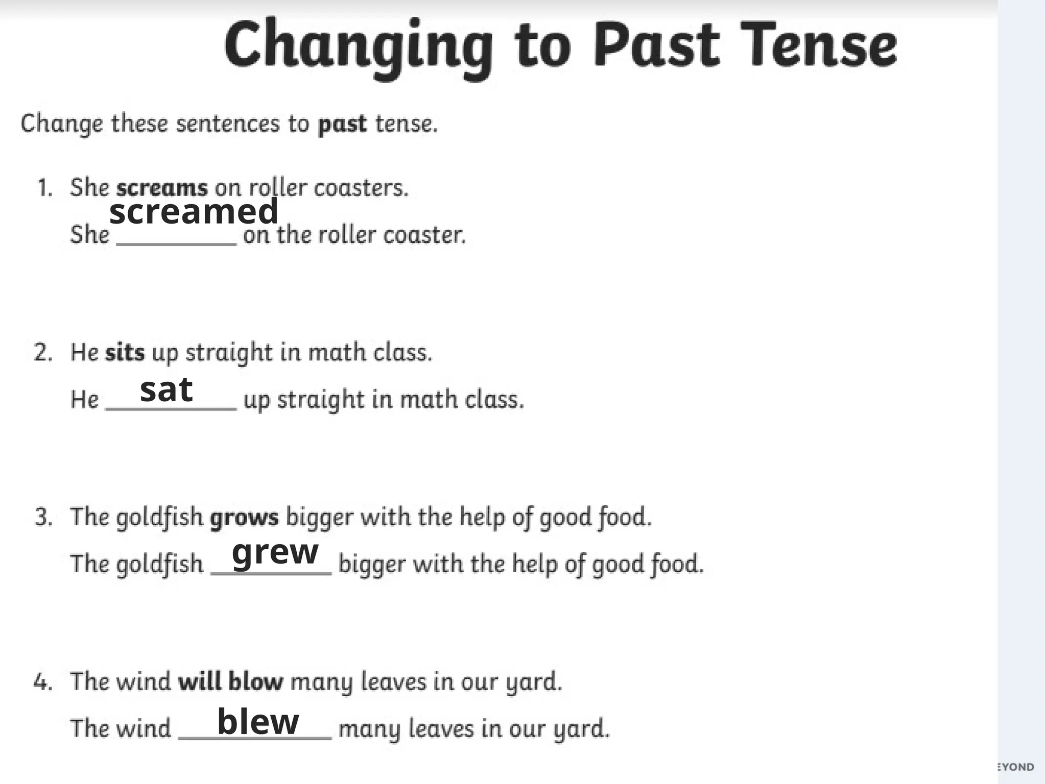 Simple past review explanation and exercises | PPT