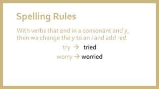 Simple Past Statements | PPTX