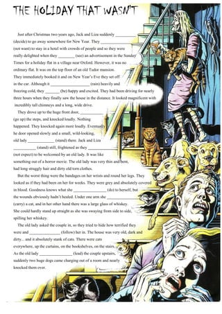 Simple past story | PDF