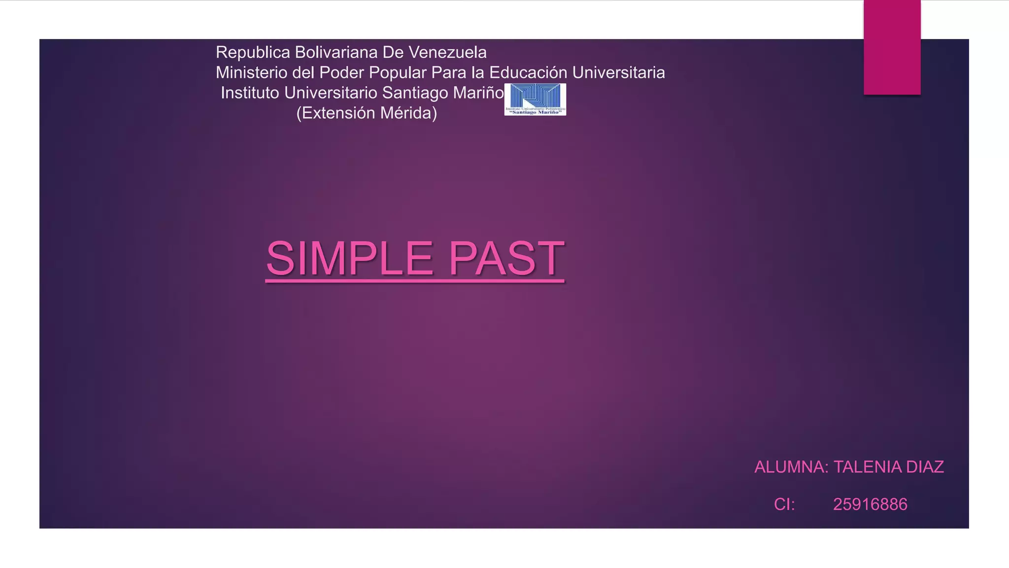Simple past | PPT
