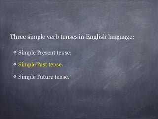 Simple past tense | PPT