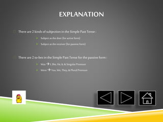 Simple past tense | PPTX