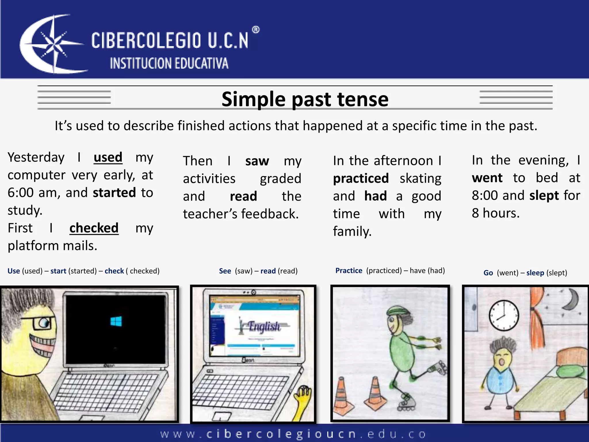 Simple past tense | PPTX