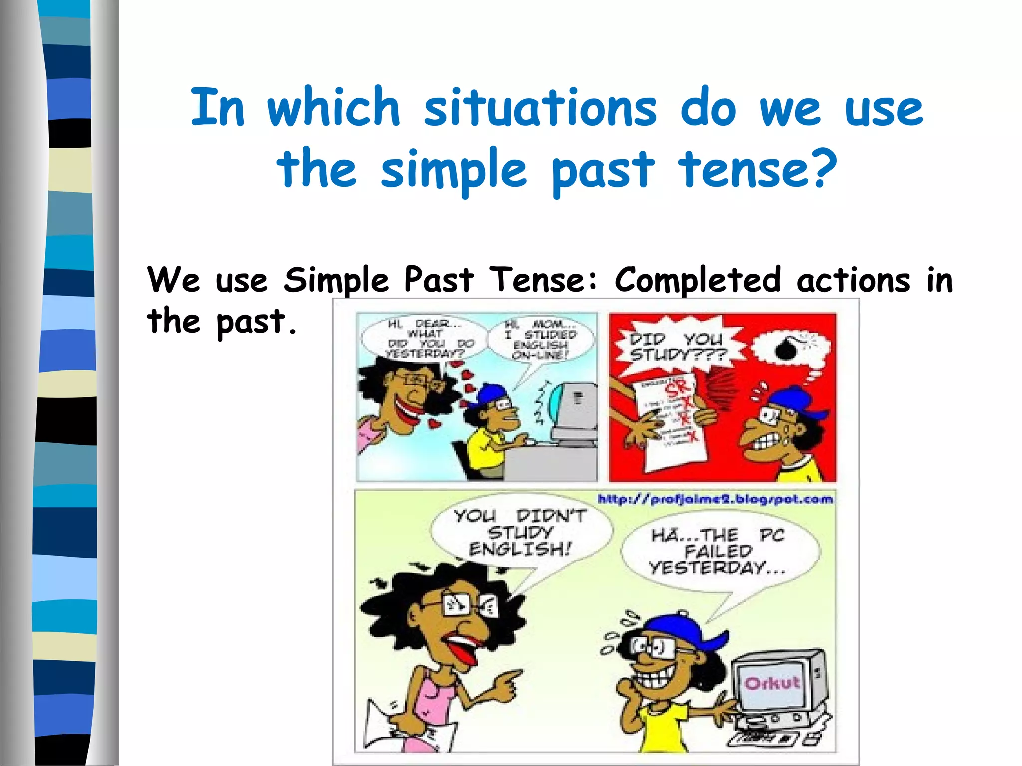 Simple past tense | PPT