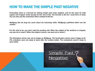 Simple past tense | PPT