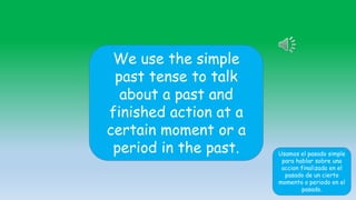 Simple past tense Affirmative and Negative Form | PPTX