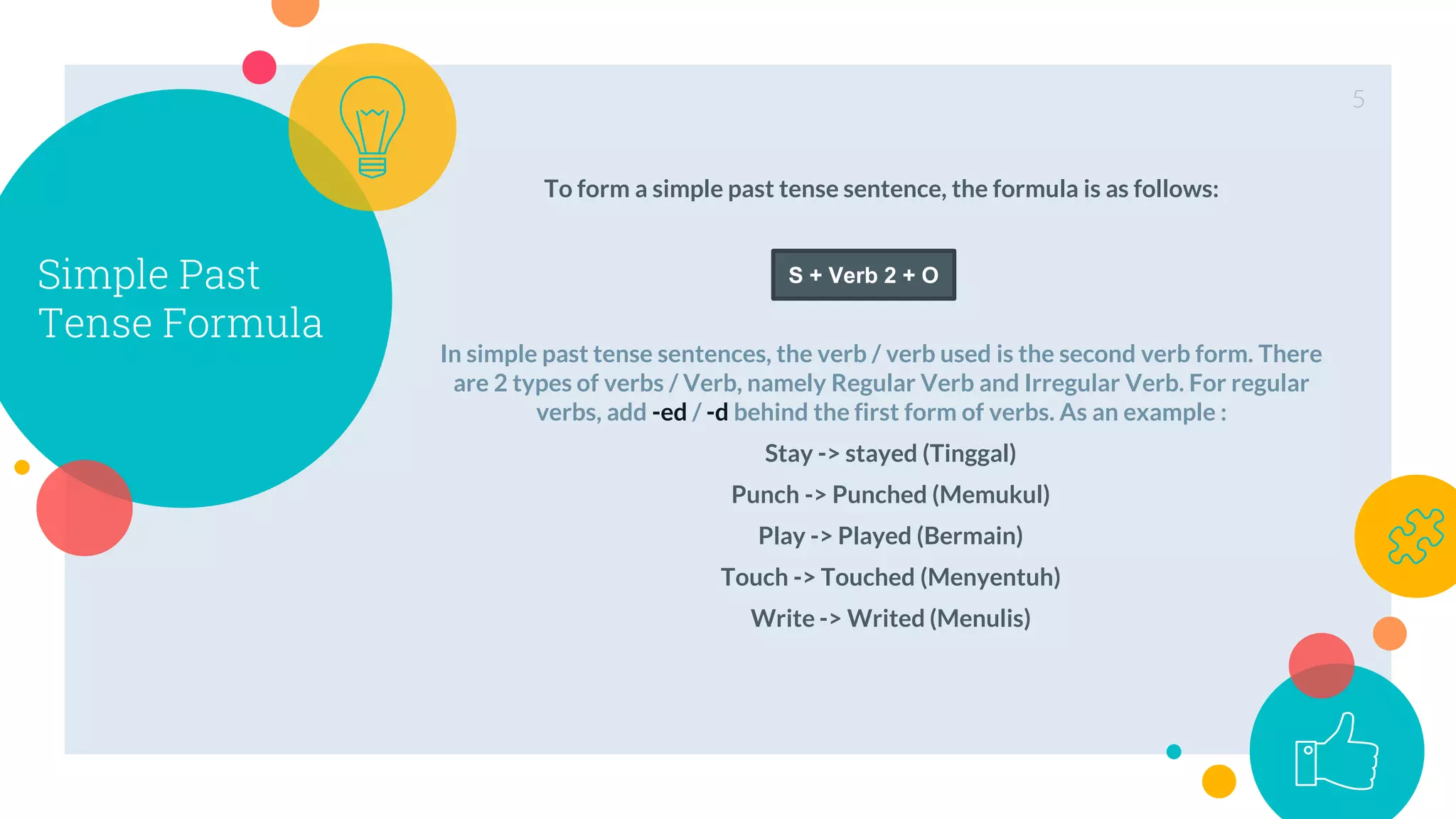 Simple past tense | PPT