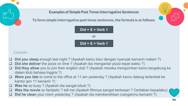 Simple past tense | PPT