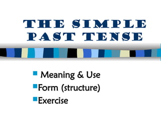 Simple Past Tense Notes For Beginners Level | PPT