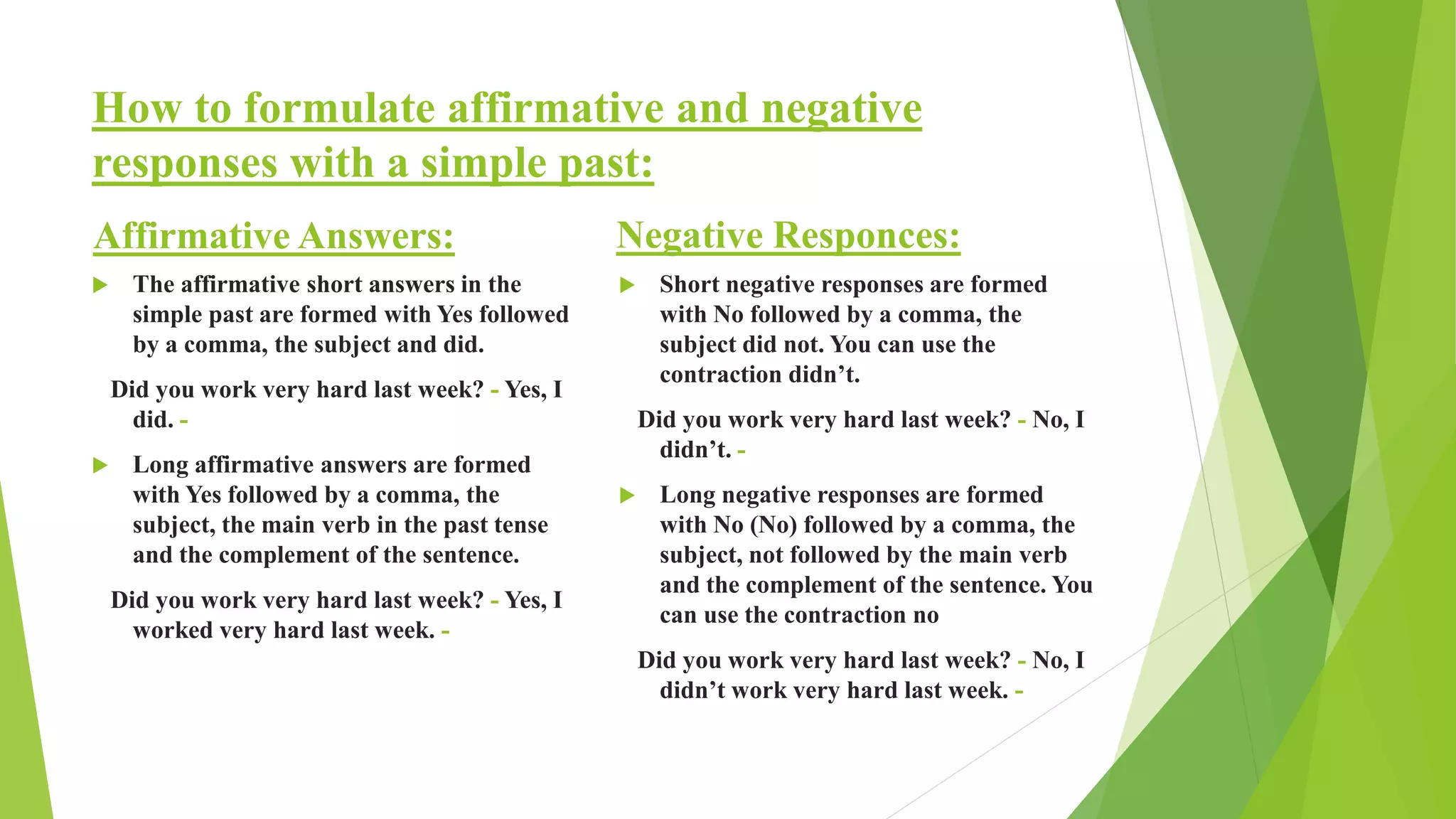 Simple past tense xavier aguado 29515446 - ingles i - seccion 1 b - | PPTX