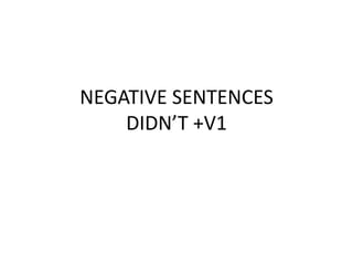 Simple past tense | PPT