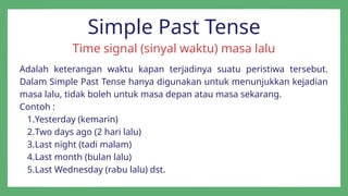 Simple Past Tense Edit - Materi Bahasa Inggris | PPT