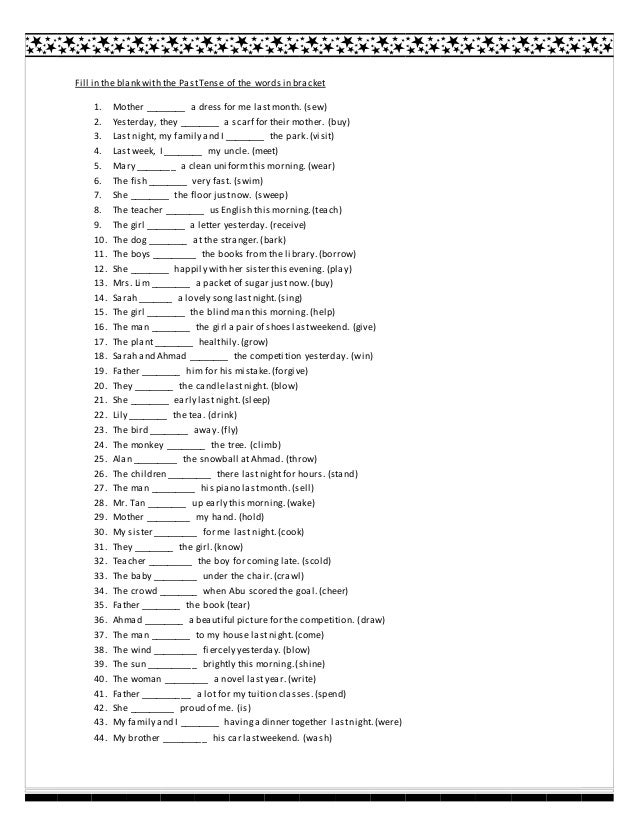 Help Past Simple Simple Past Tense Of Help Past