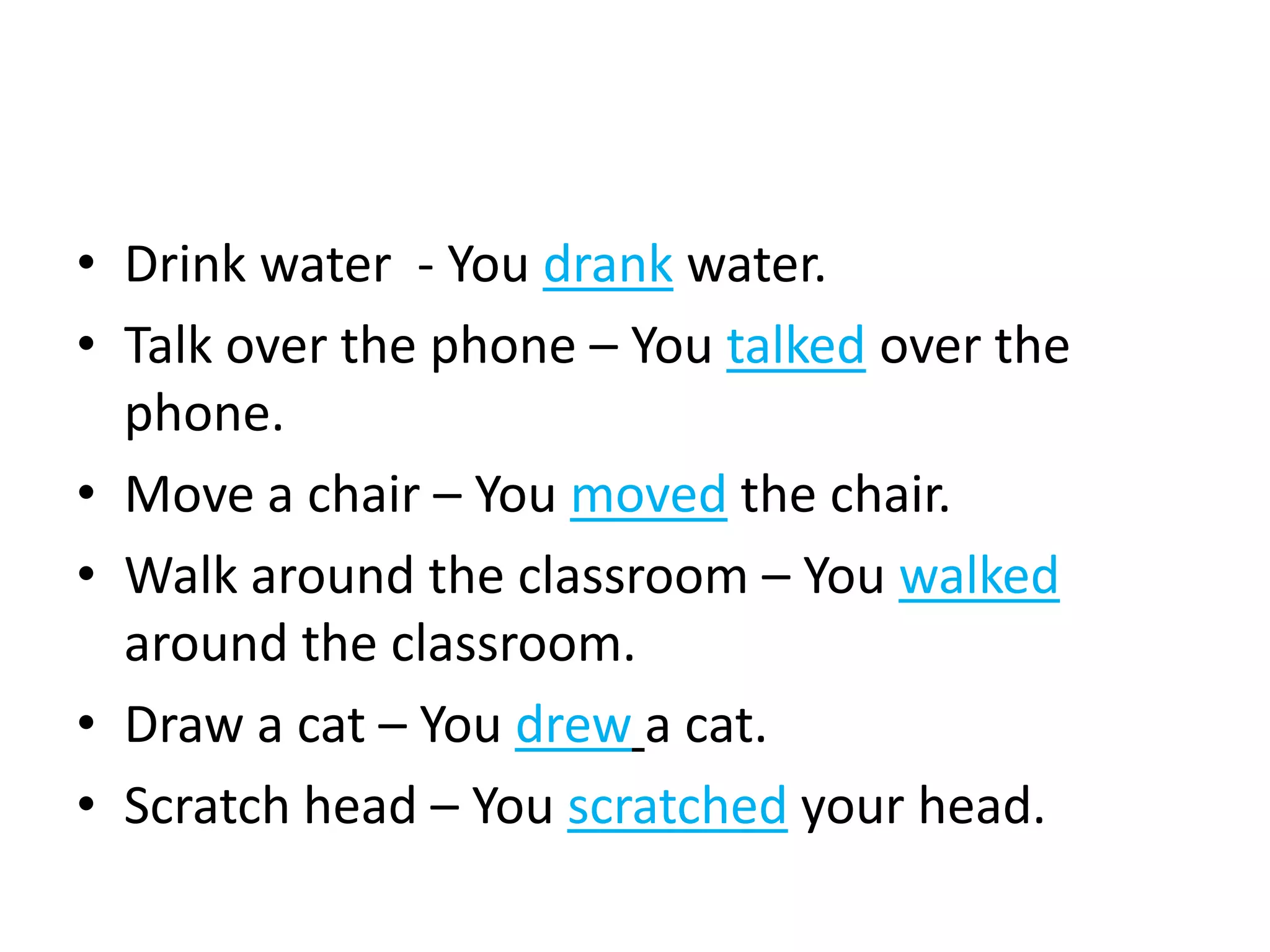 Simple past tense lesson plan | PDF