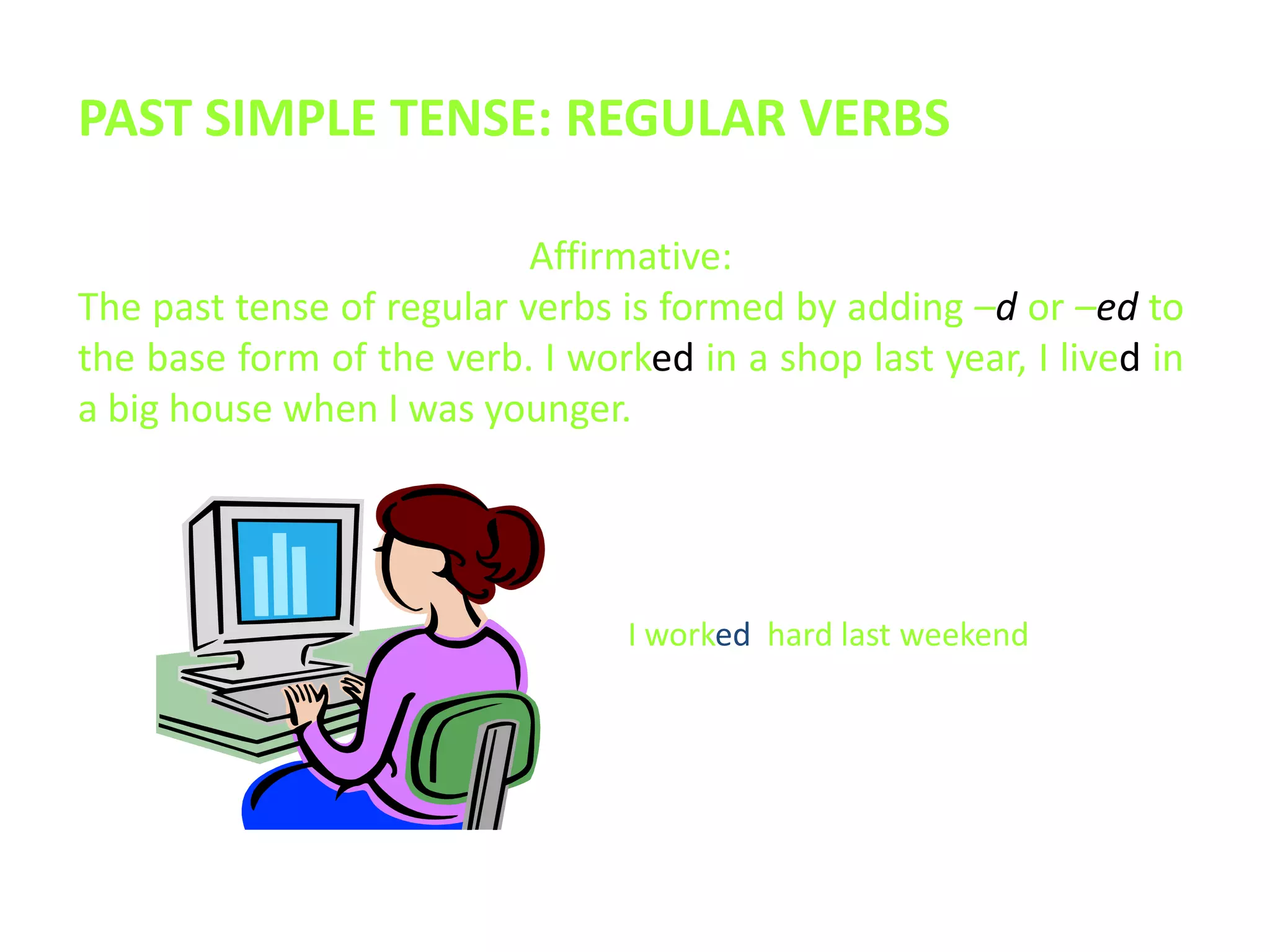 Simple past tense lesson plan | PDF