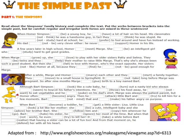 Simple past tense lesson plan | PDF