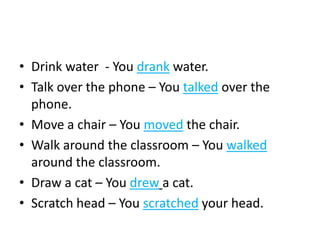 Simple past tense lesson plan | PDF
