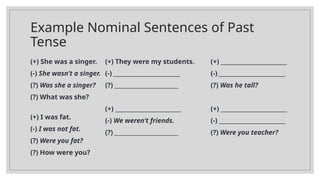 SIMPLE PAST TENSE POWER POINT BAHASA INGGRIS | PPT