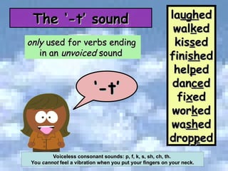 Simple Past Tense Verbs explicación y practica | PPT