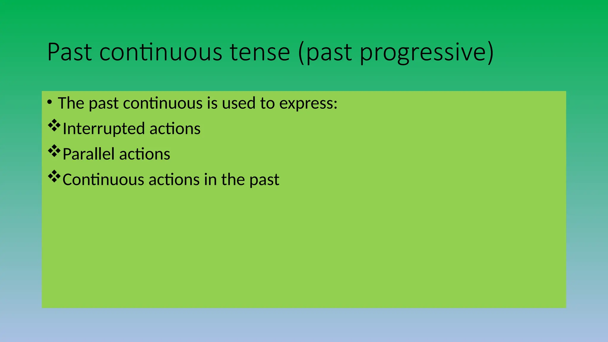 SIMPLE PAST TENSE vs PAST PROGRESIVE (continuous.pptx