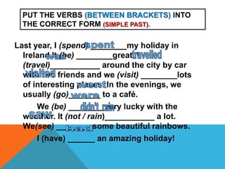 Simple past unit 1 | PPTX