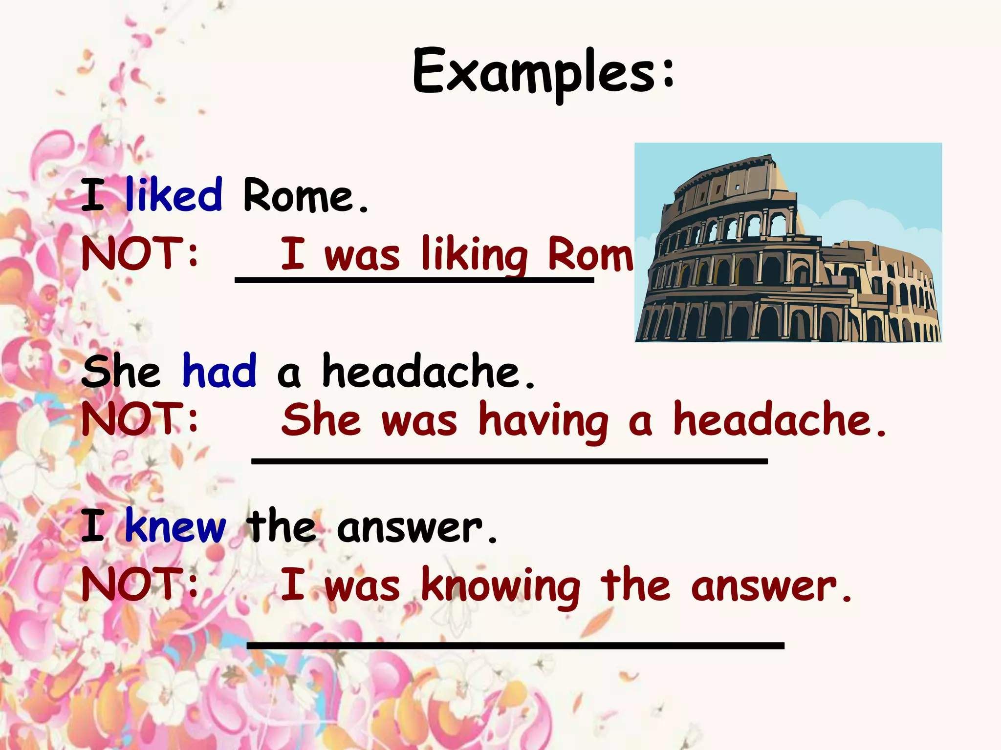 Simple Past vs Past Continuous | PPTX
