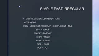 SIMPLE PAST VS PAS T CONTINUOUS WHEN AND WHILE.pptx