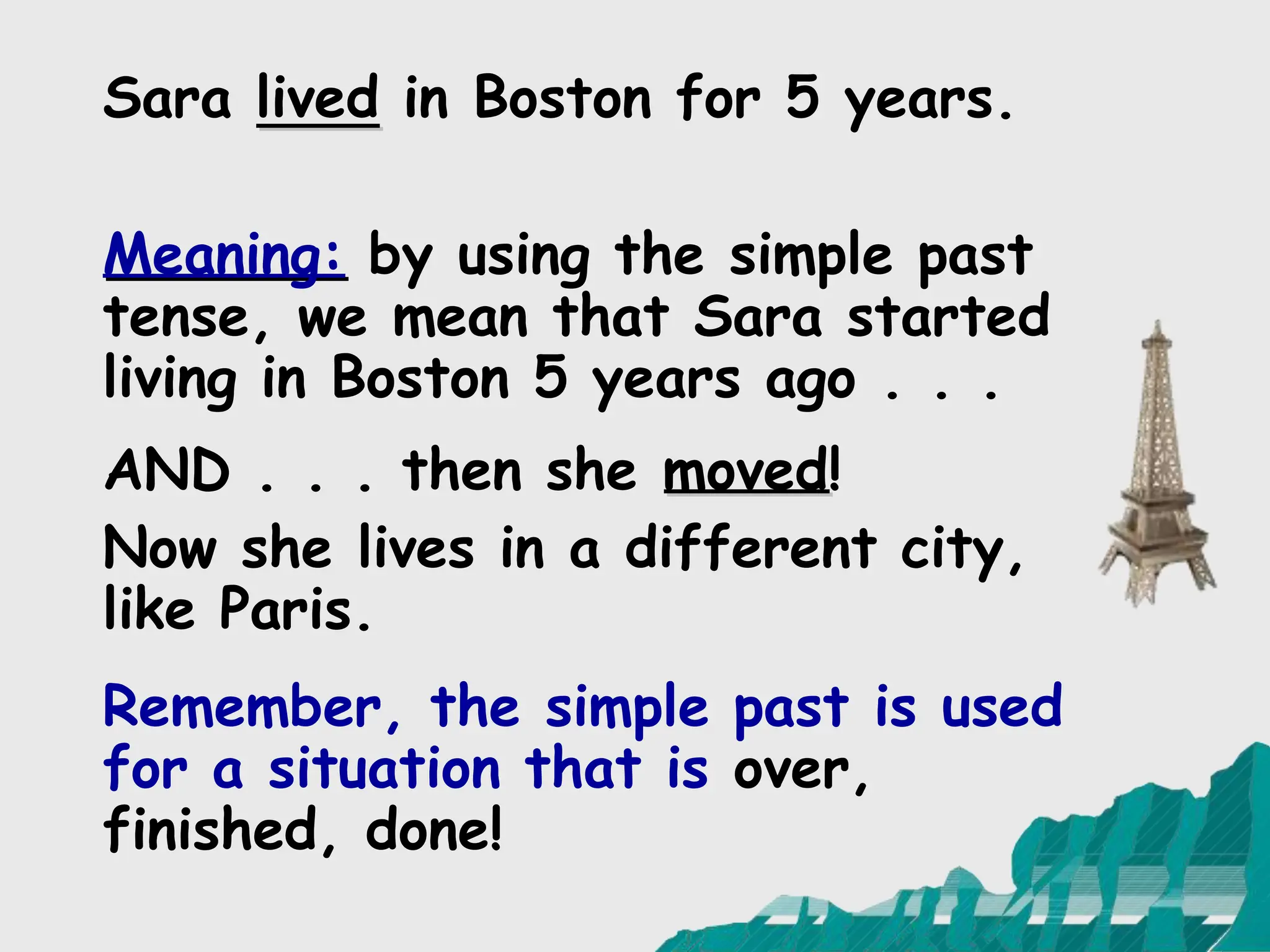 Simple PAst vs Present Perfect tense for English class | PPT