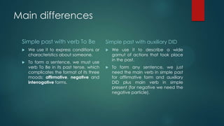 Simple past without verb to be (with DID) | PPTX