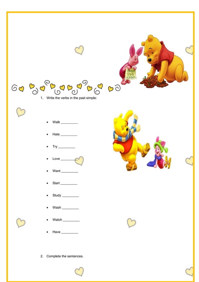 Simple past worksheet | PDF