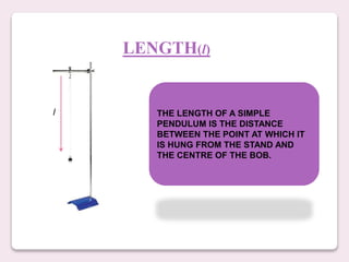 Simple pendulum | PPTX