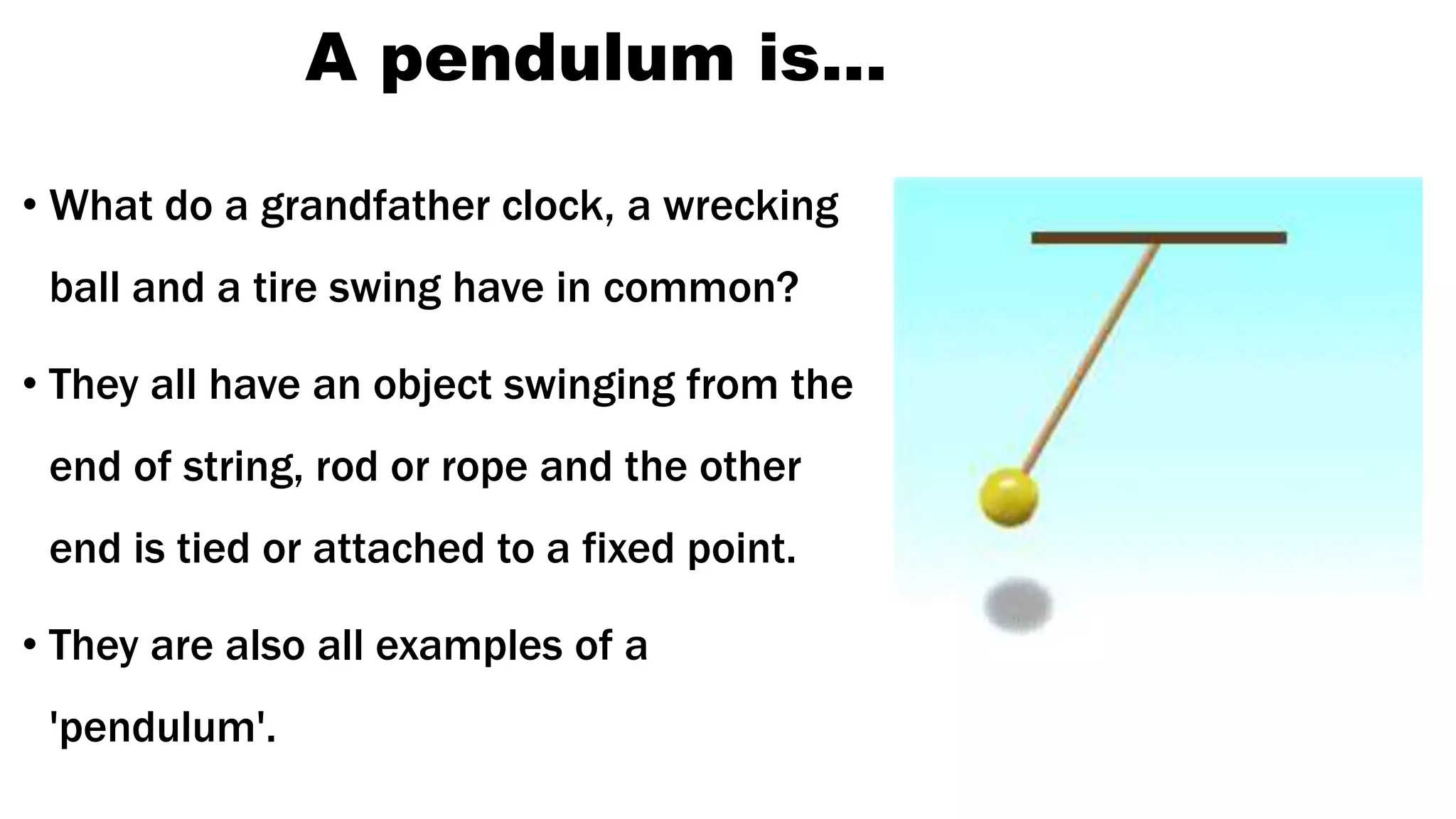 Simple pendulum (1) | PPTX | Physics | Science