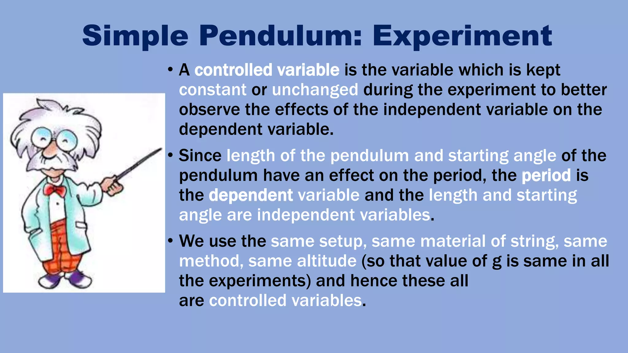 Simple pendulum (1) | PPTX