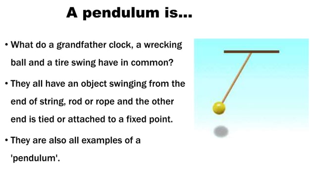 Simple pendulum (1) | PPTX | Physics | Science