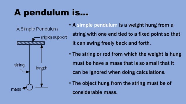 Simple pendulum (1) | PPTX | Physics | Science