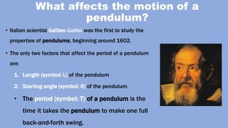 Simple pendulum (1) | PPTX