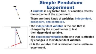 Simple pendulum (1) | PPTX