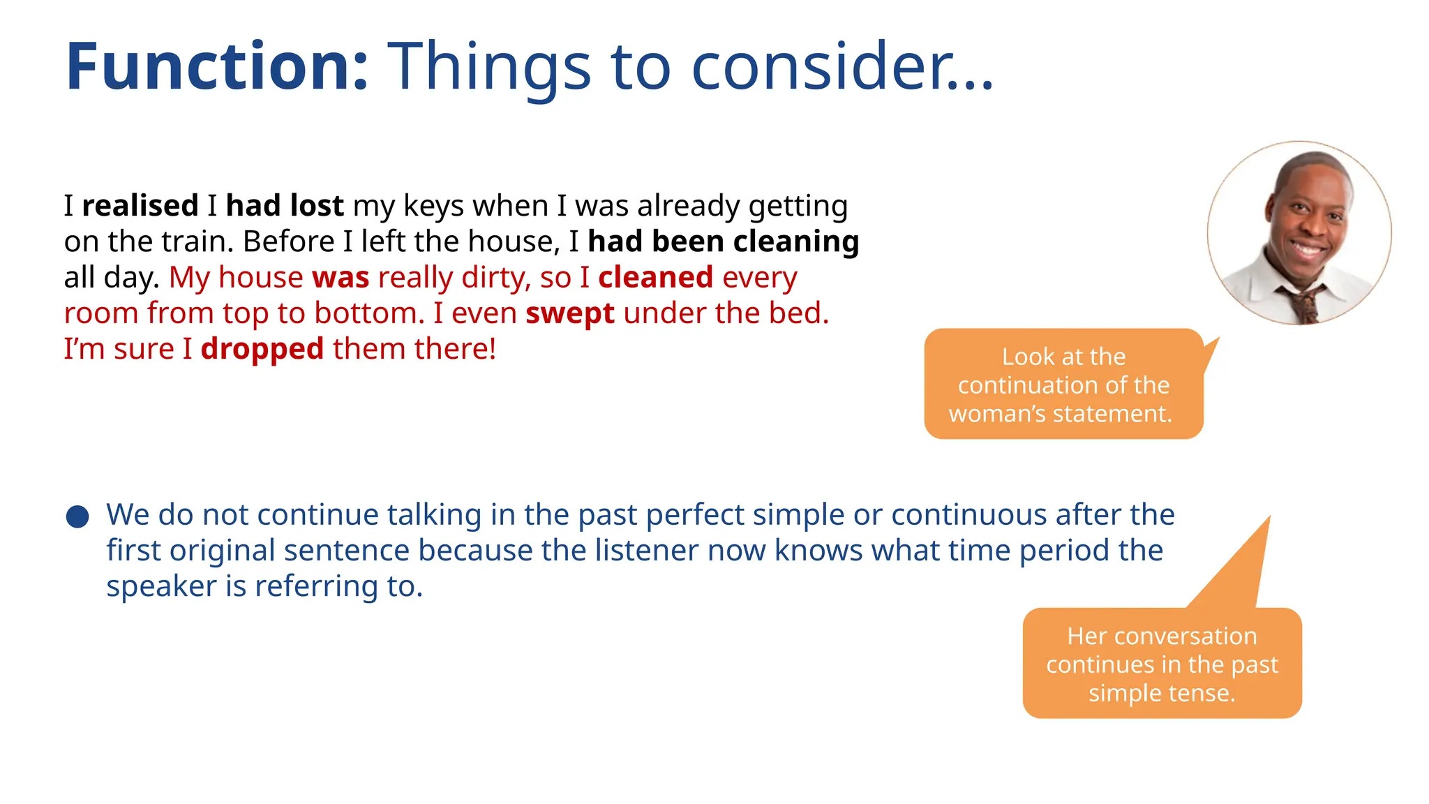 Present and Past tenses for C1 learners of English | PPTX