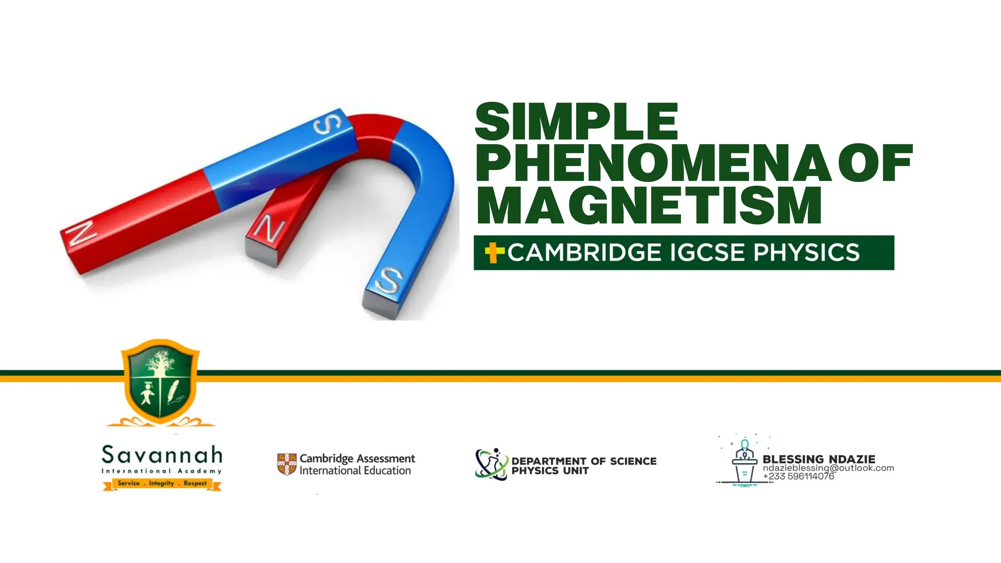 Simple Phenomena of Magnetism | IGCSE Physics | PDF